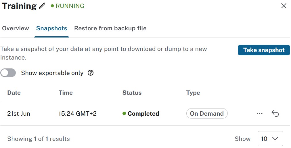 Backup and restore | GraphAcademy