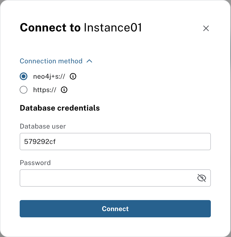 Connecting to your instance | GraphAcademy